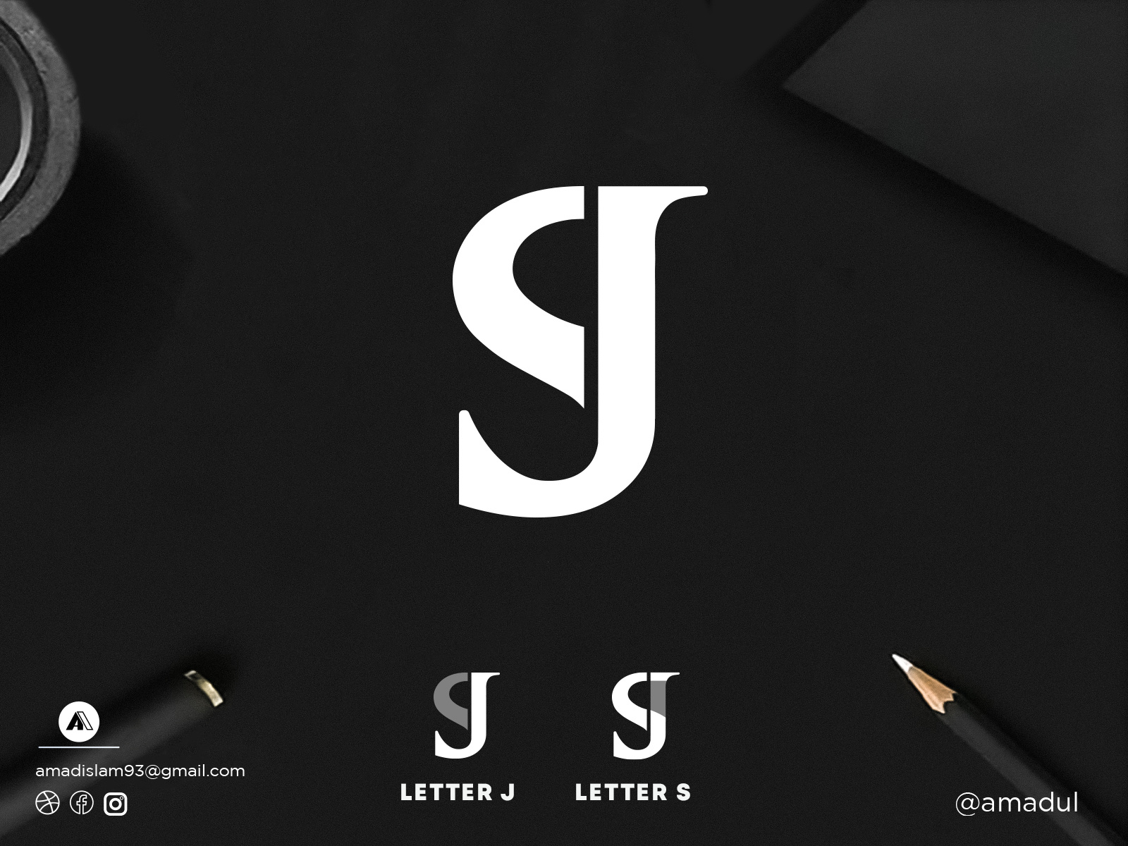 JS Monogram logo | JS Logo by Amadul | Logo Designer on Dribbble