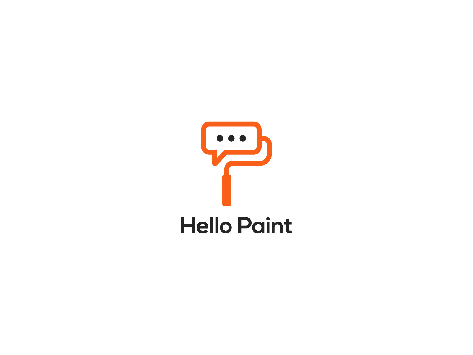 Hello paint logo and brand identity by ikram h sakib on Dribbble