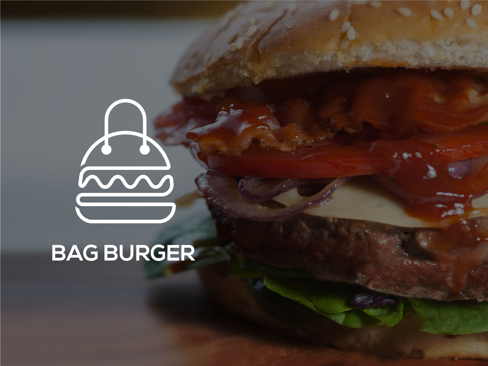 bag burger Logo and brand identity by ikram h sakib on Dribbble