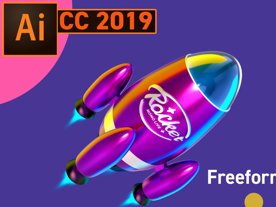 How To Use Illustrator CC 2019 New Feature Freeform Gradient By Girish Solanki On Dribbble