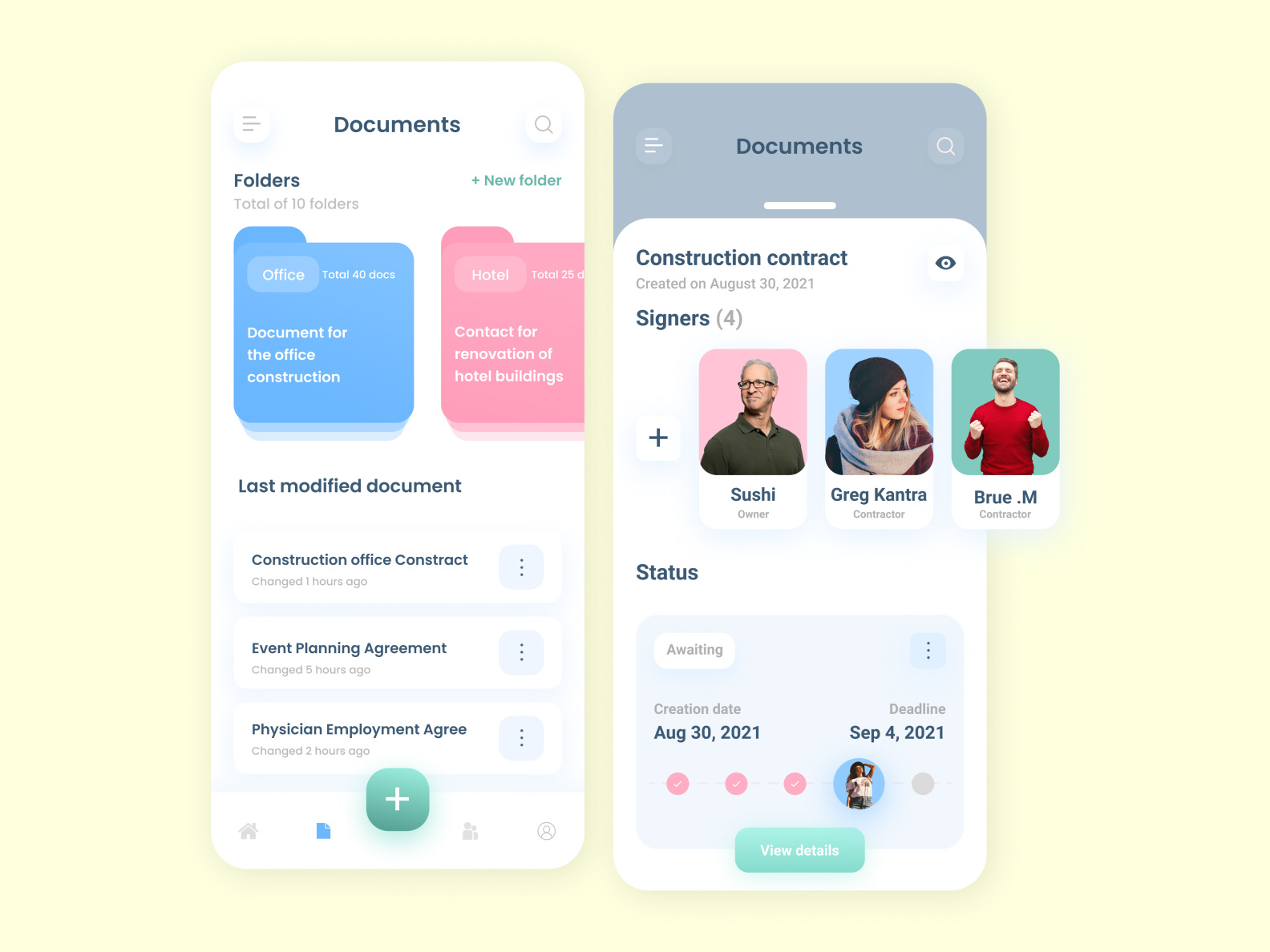 Document Workspace by Vishal saini on Dribbble