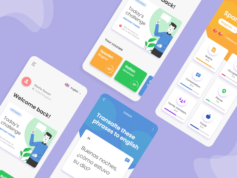 Design translate app by Royadi Miftahul alim on Dribbble
