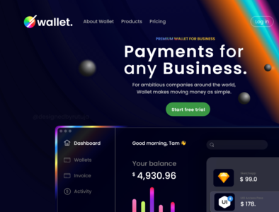 Wallet by Rutuja Sawant on Dribbble