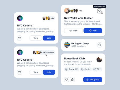 Community Cards by Patrick M. on Dribbble