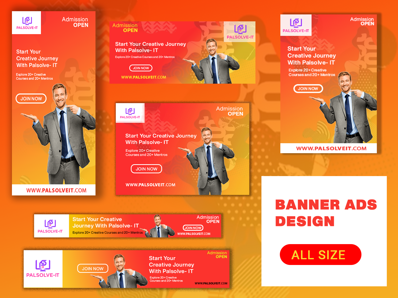 google ads banner design by Palsolve- IT on Dribbble
