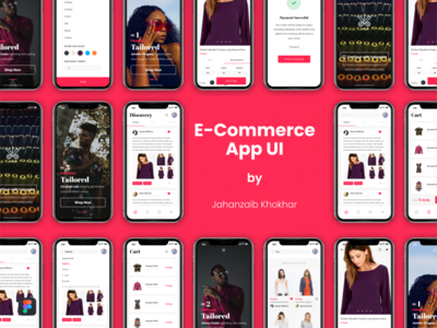 Shopping App UI Design by Jahanzaib Khokhar on Dribbble