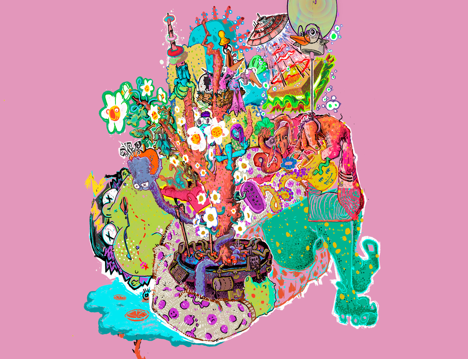 Alien Glee by Manuel Carballo by Manu Carballo on Dribbble