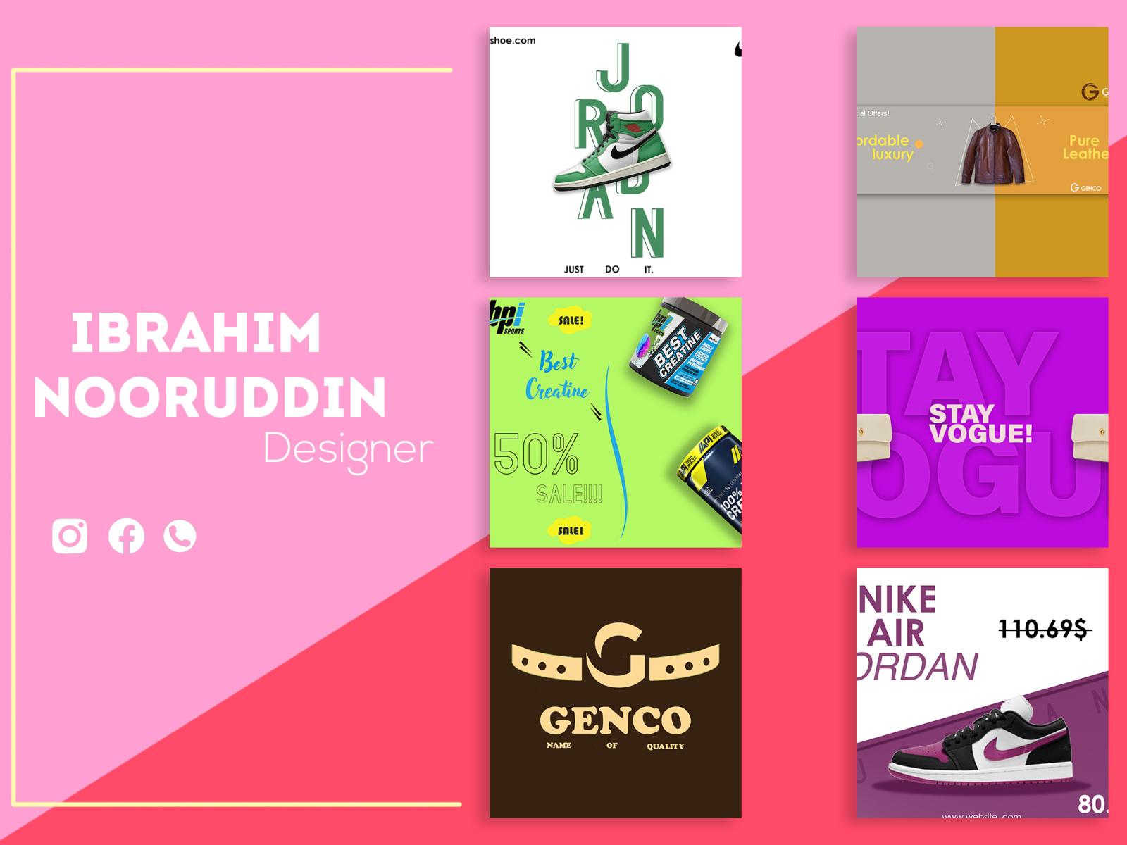 profile design by Ibrahim Noor on Dribbble