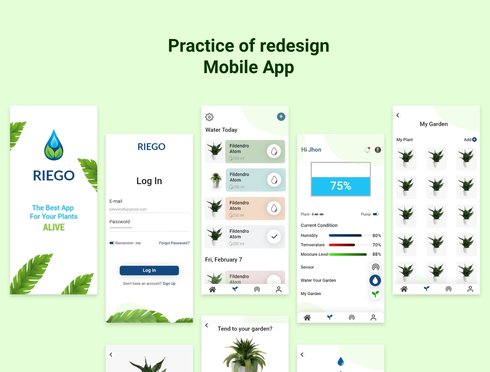 Practice of UI design by Sania Rahman on Dribbble