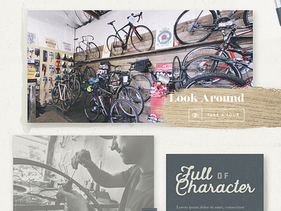 Riley's Cycles About Page by Nathan Riley for Unseen Studio® on Dribbble