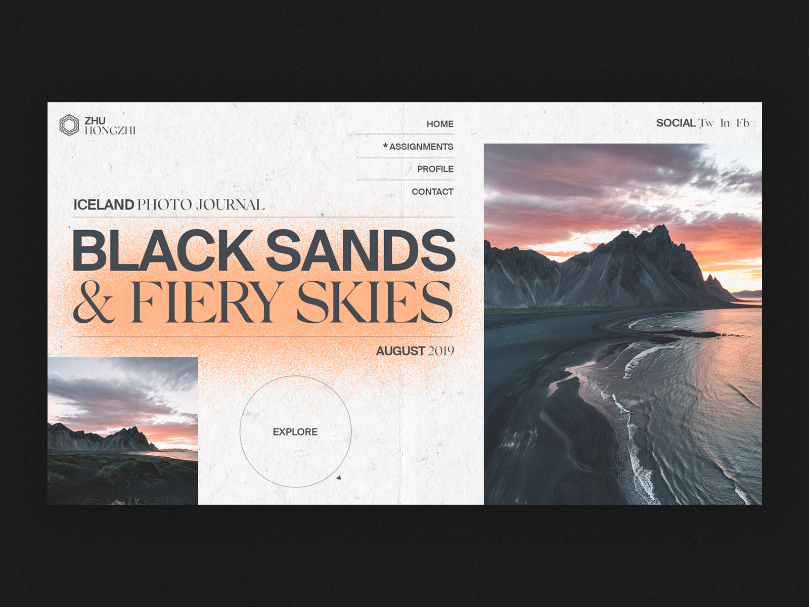 Photography Journal Layout by Nathan Riley for Unseen Studio® on Dribbble