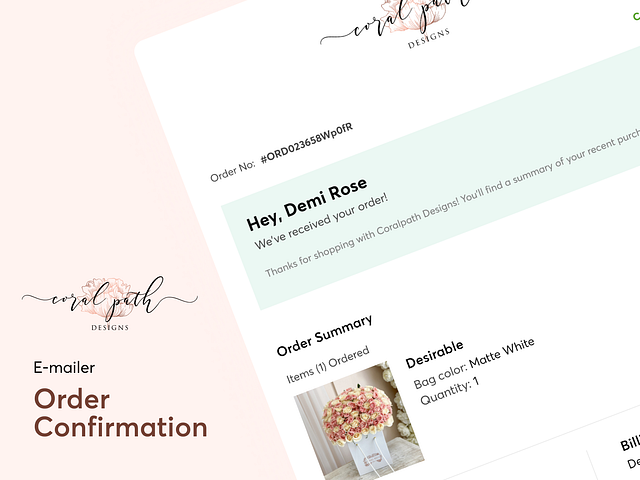 Order Confirmation designs, themes, templates and downloadable graphic ...