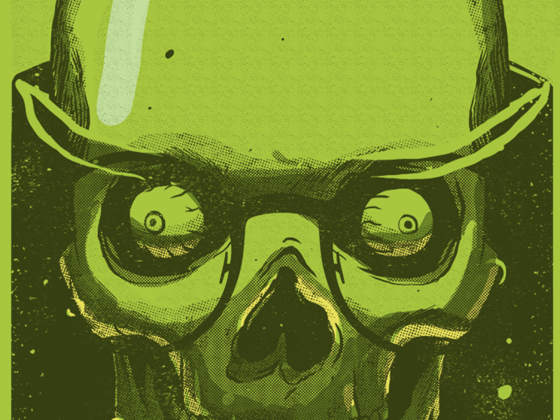 Molotov Nerd Skull by Massai on Dribbble