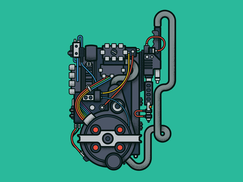 Proton Pack by Keith Ten Eyck on Dribbble