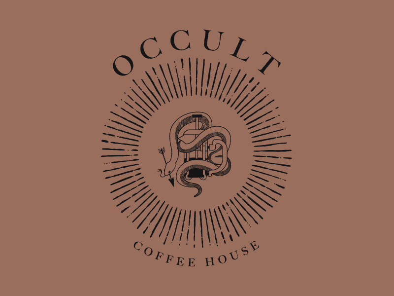 Occult Coffee House Branding by Keith Ten Eyck on Dribbble