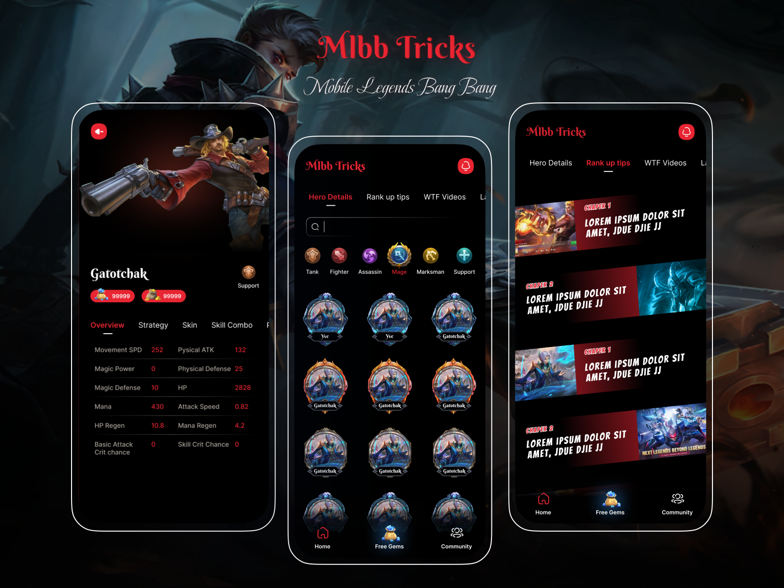 Game App UI by Atik Gohel on Dribbble