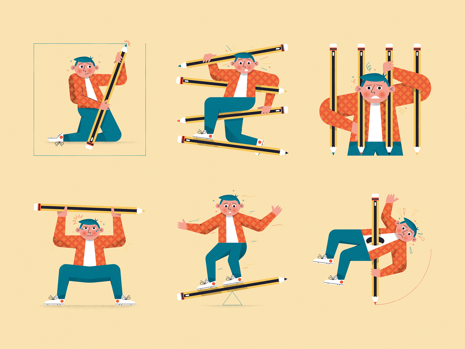 Creative Struggles! by James Round on Dribbble