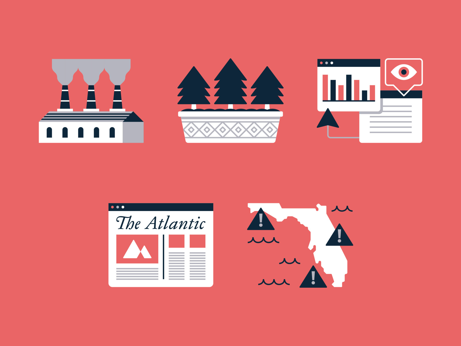 Environmental Research Icons / Part 1 by James Round on Dribbble