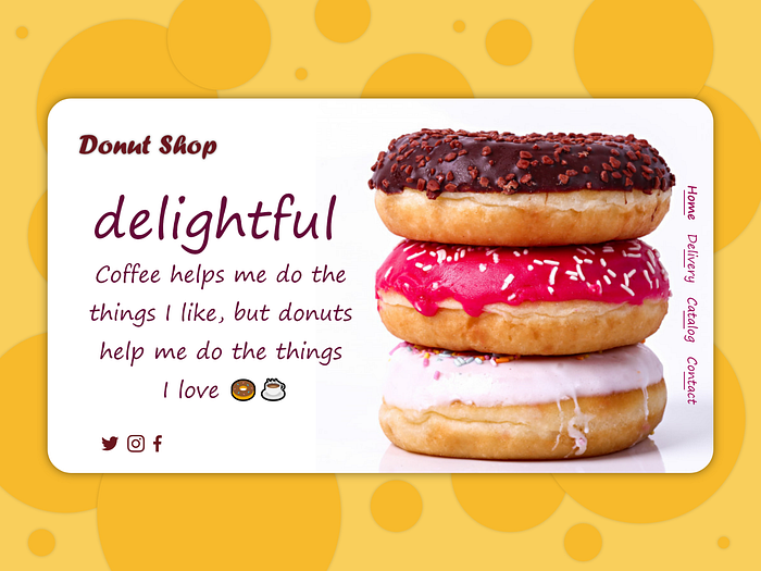 Donut Website designs, themes, templates and downloadable graphic ...