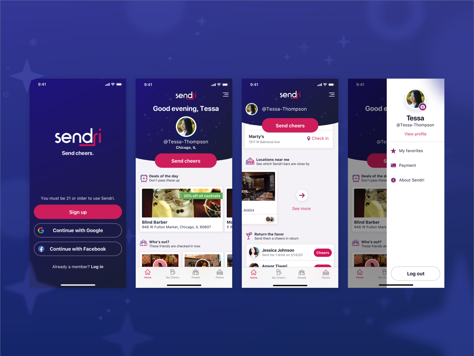 Sample App Screens by Lindsay Schofield on Dribbble