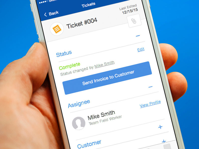 Work Ticket View by Lindsay Schofield on Dribbble