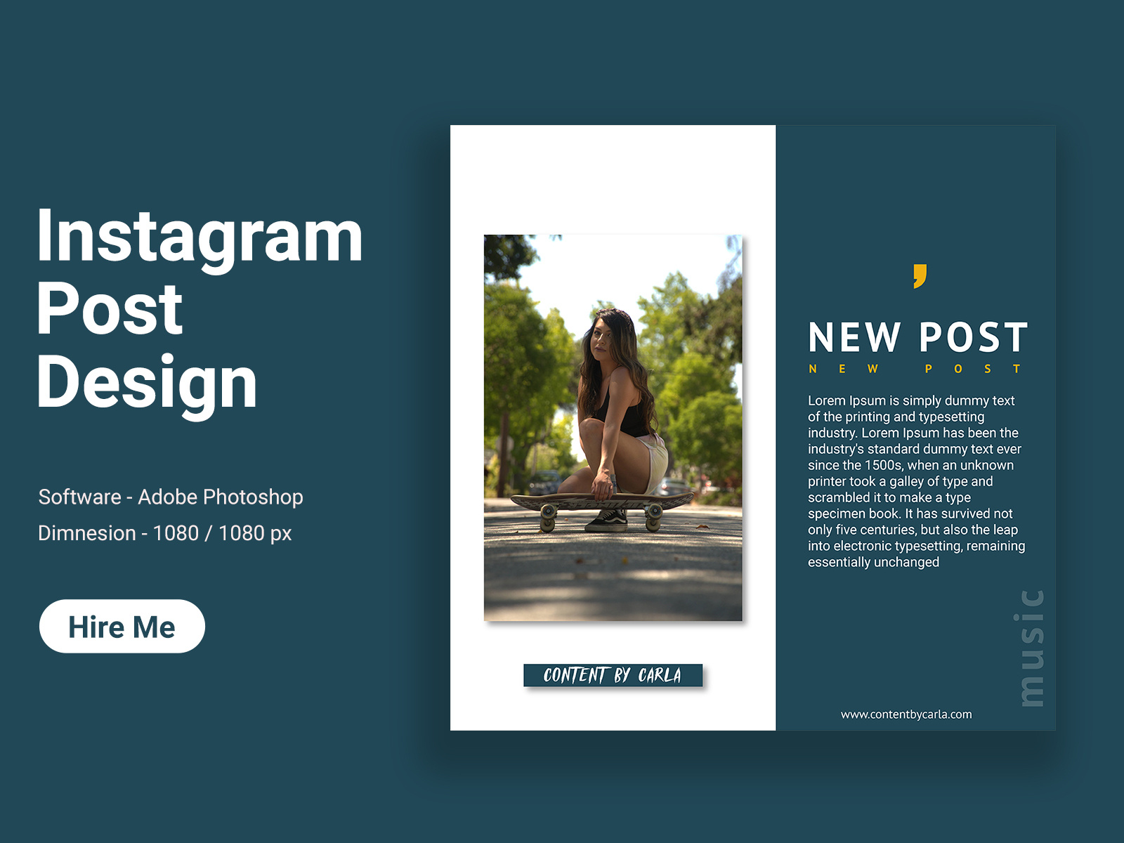 Instagram Post Design by Shahariar Kabir on Dribbble