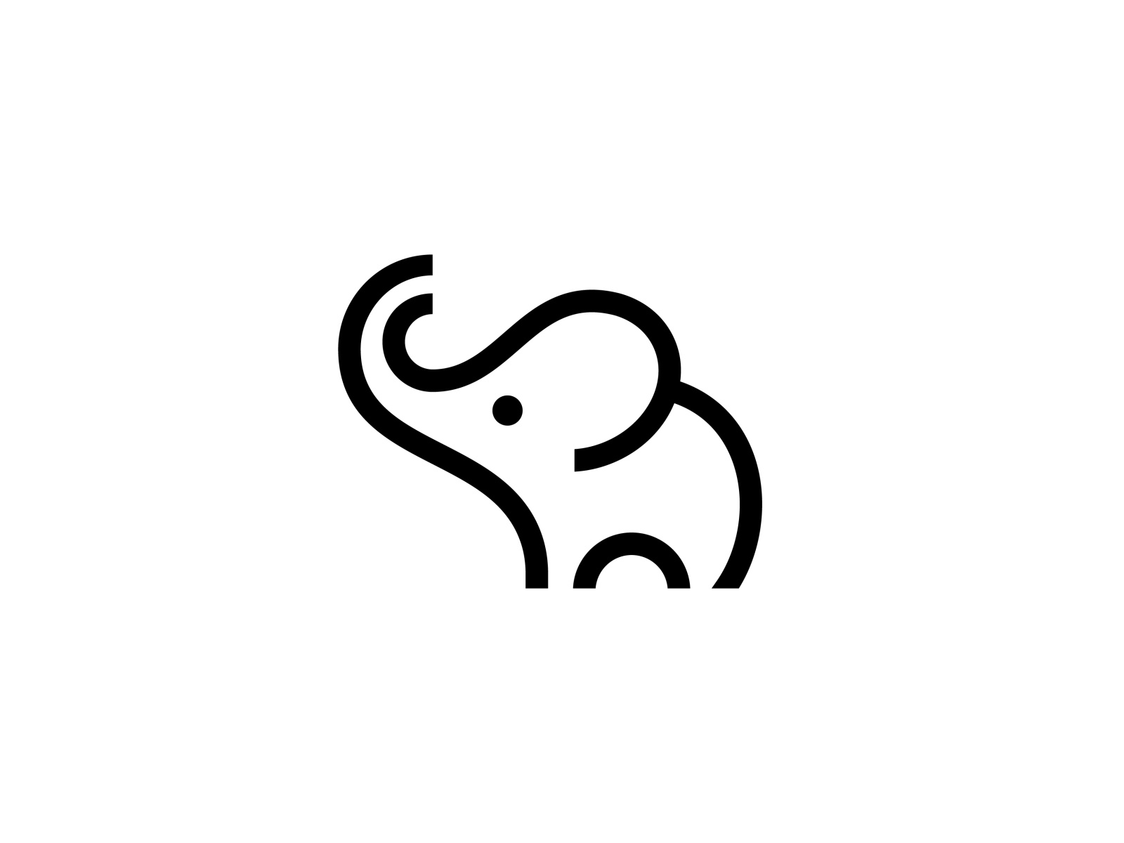 Elephant Icon by Dimitrije Mikovic on Dribbble