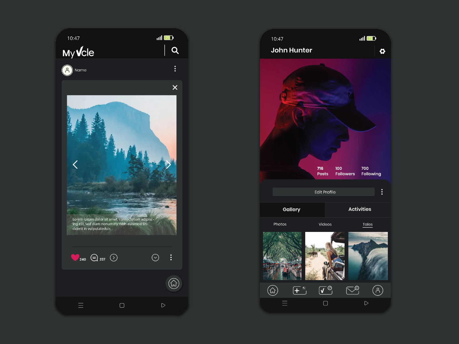Dark Ui design by Sivarenjan on Dribbble
