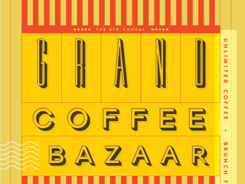A Coffee Bazaar by Danielle Scott on Dribbble