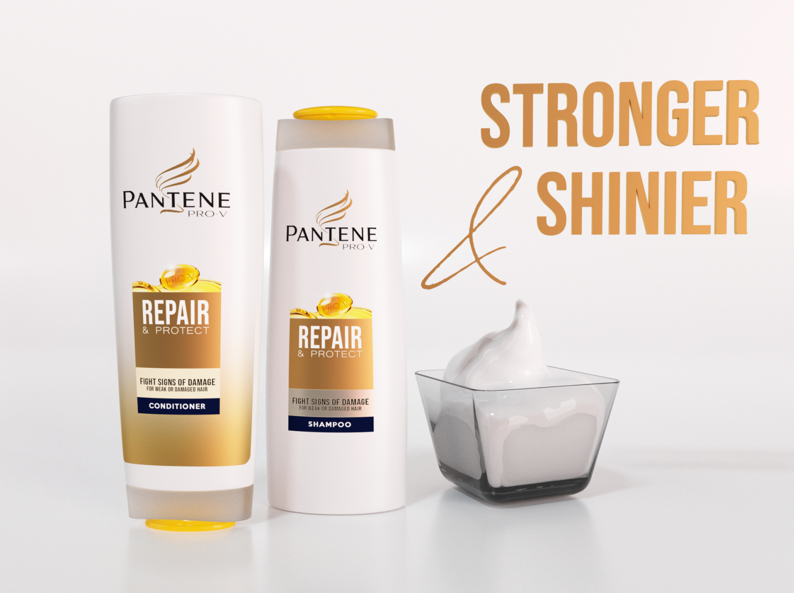 Pantene Shampoo by Cormoran Digital Studio on Dribbble