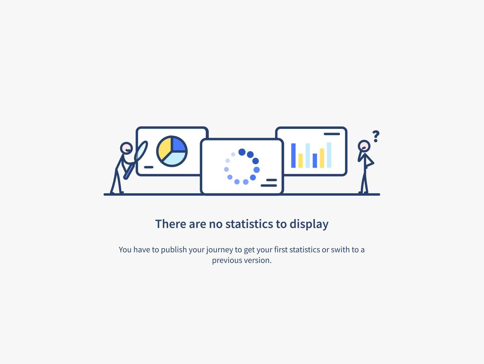 Splio illustration - No statistics by Justine GUILLON for Splio on Dribbble