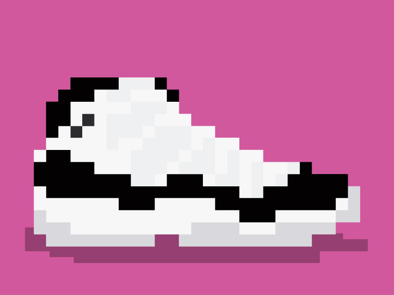 8-bit Jordan 11s by John Sousa on Dribbble