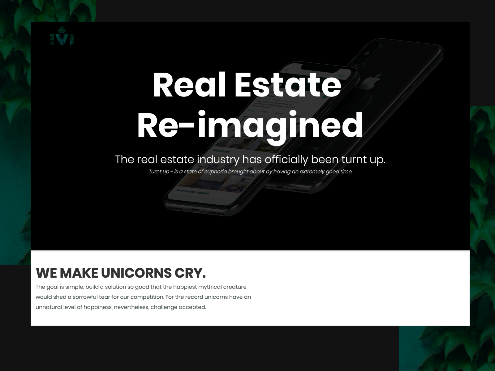 Having fun with the IVI, inc landing page by Ben Callis on Dribbble