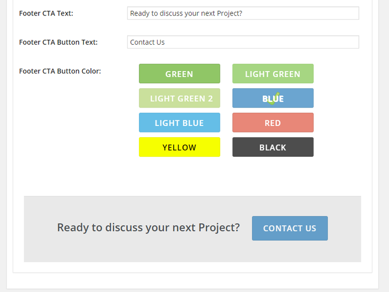 Wordpress Admin Custom Metabox For A Cta W Live Preview By Jason Davis On Dribbble