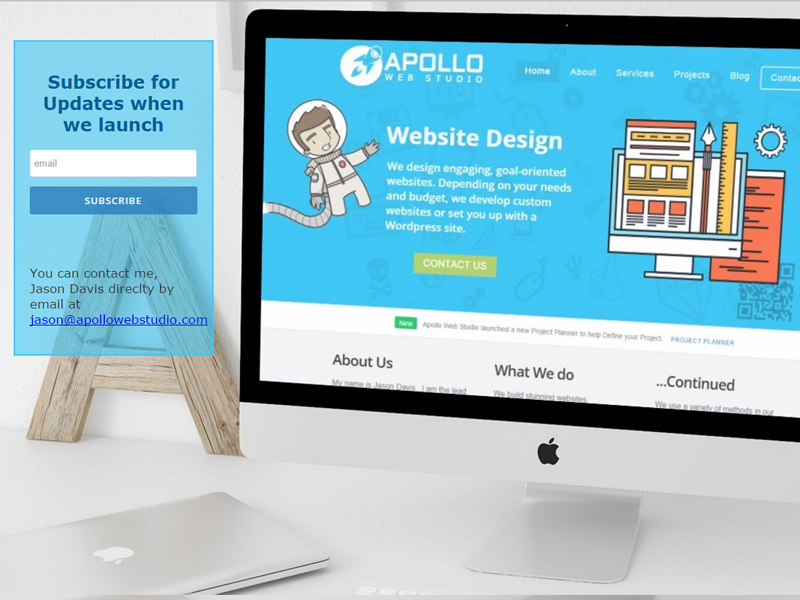 Apollo Web Studio Landing Page by Jason Davis on Dribbble