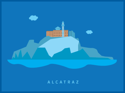 Alcatraz by Blue Spin on Dribbble
