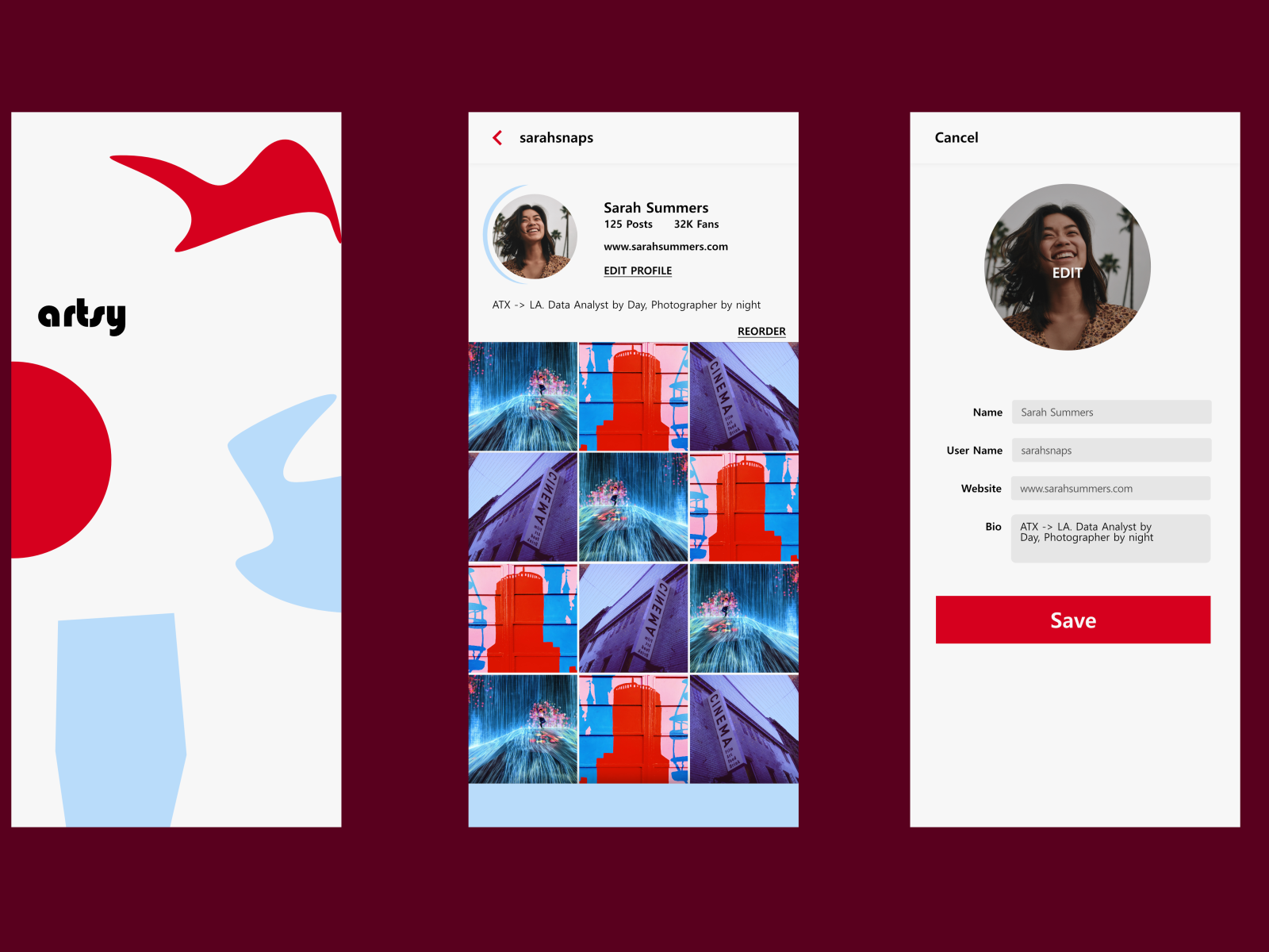 Daily UI 007 - Settings by Rachel Hoover on Dribbble