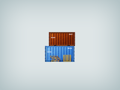 containers by Dmeetry Slaytor on Dribbble
