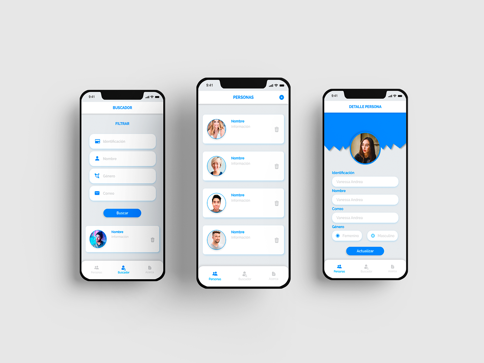 APP-PERSONAS by Vanessa Riera on Dribbble