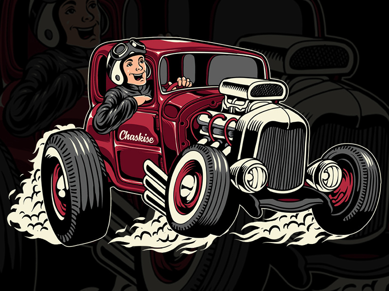 Custom Speed Hot Rod by Bangkit Tri Setiadi on Dribbble