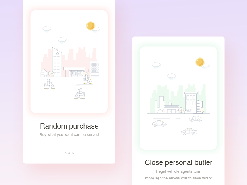 Guide page design by MoMo on Dribbble