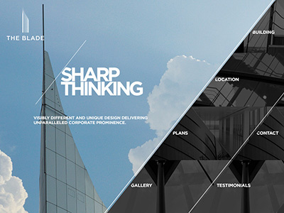 Blade - Home Page by Naomi Williams on Dribbble