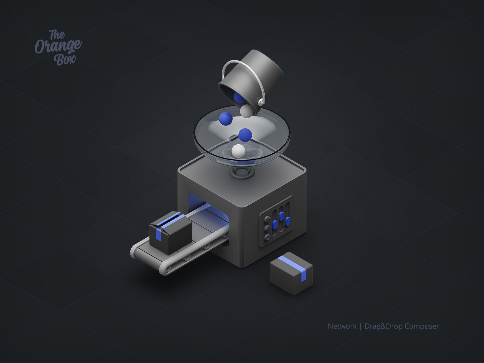 Machine - Isometric 3D Icon by Michael Tzscheppan on Dribbble