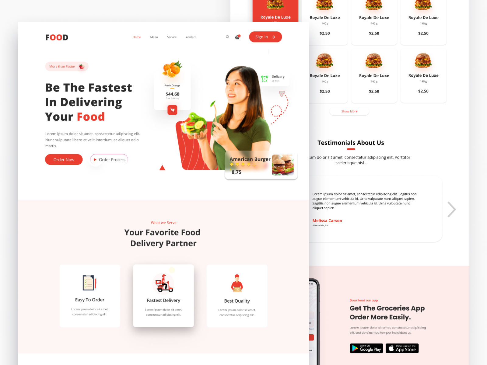 Dribbble - Food Delivery landing page.png by Zakir Ullah Dribbble - Food Delivery landing page.png by Zakir Ullah