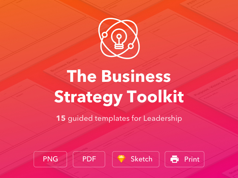 The Business Strategy Toolkit by Visual Hierarchy on Dribbble