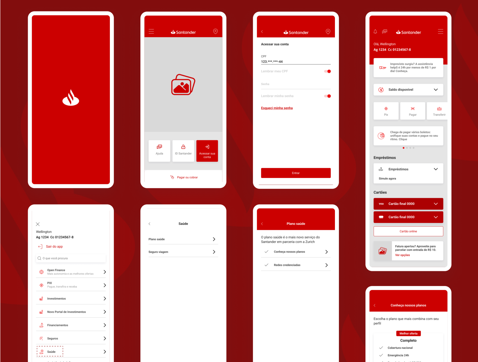 Hackathon - Santander by Wellington Trindade - Product Designer | UX ...