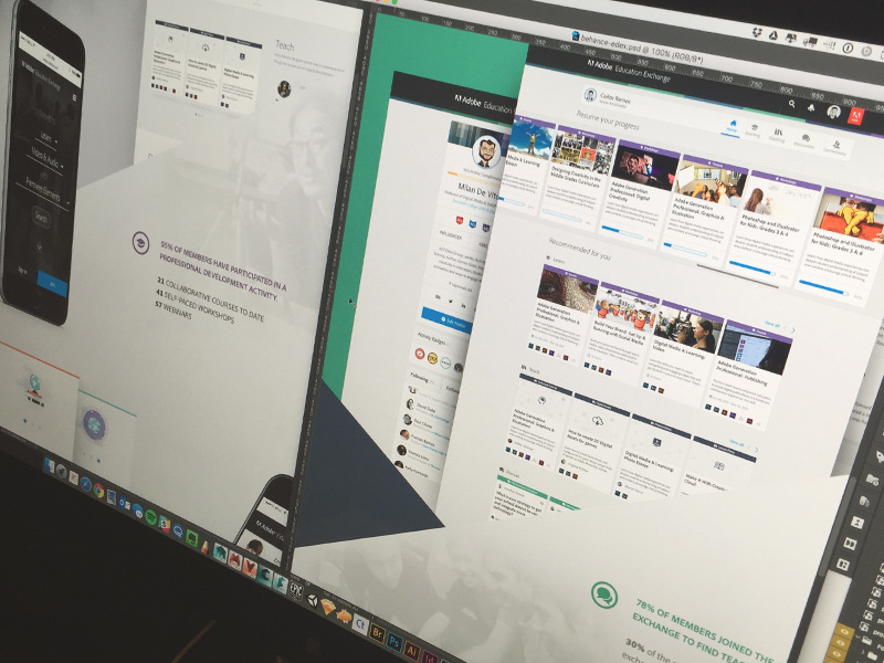 Portfolio layout by Carlos Ramos on Dribbble
