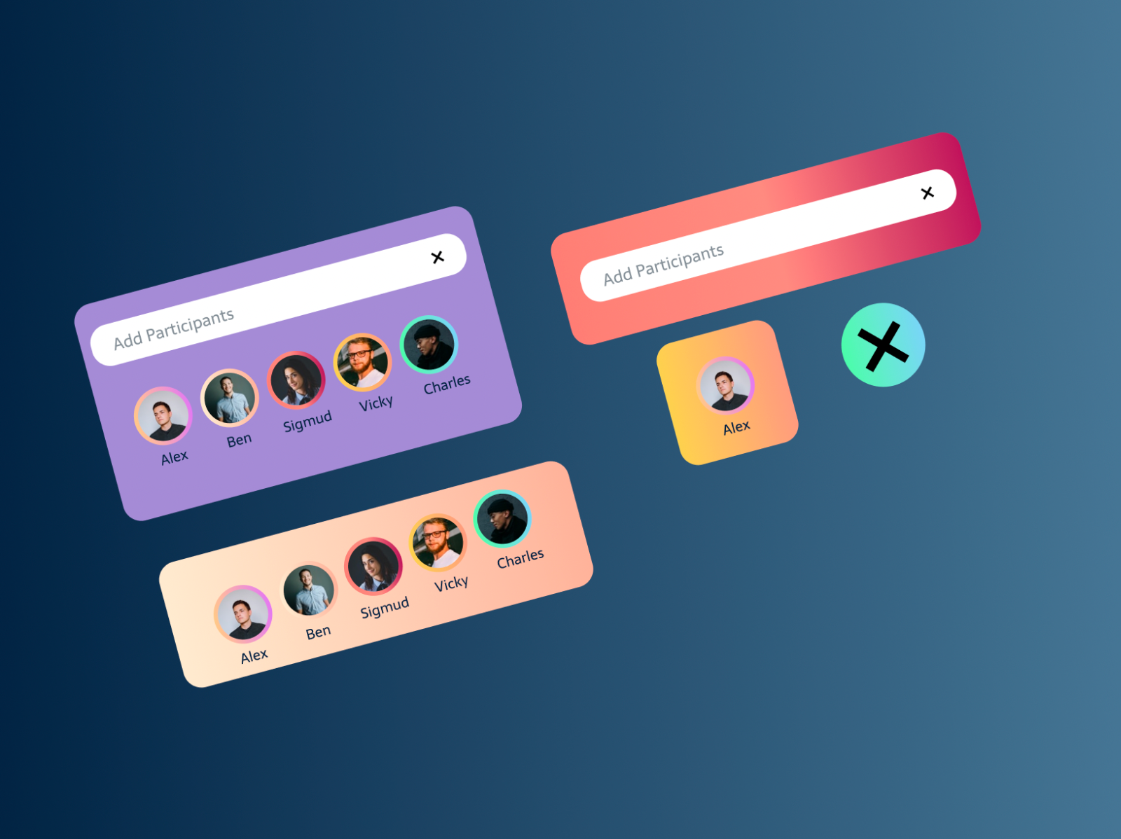 Card UI by Shrey on Dribbble