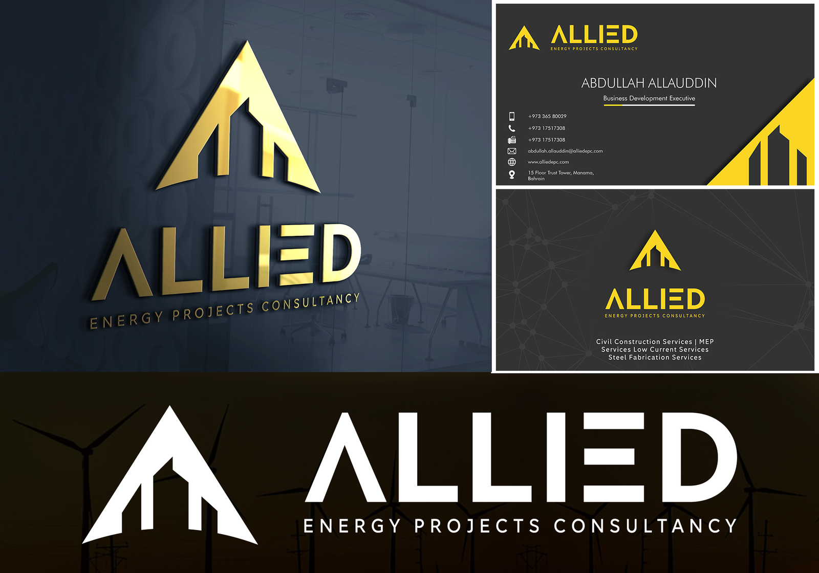 Allied Energy Projects Consultancy Logo by Aaqib Khan on Dribbble
