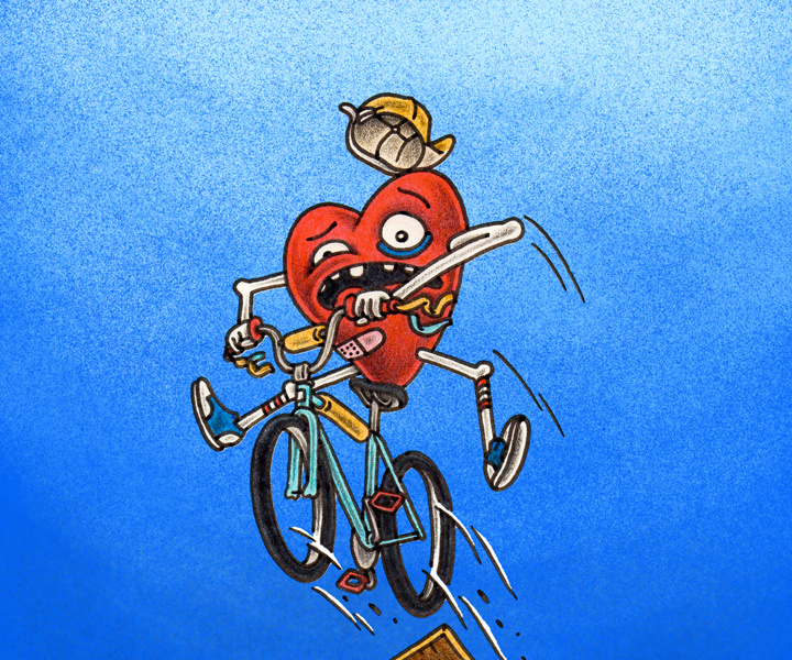 Jumping Heart by Yondr Studio on Dribbble